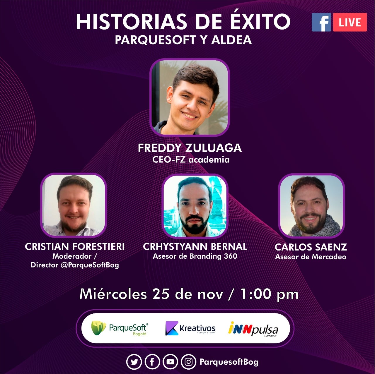 Historias de éxito - Parquesoft Bogotá